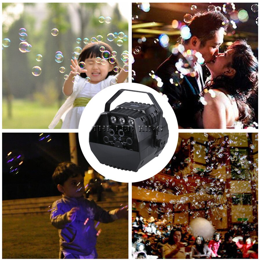 LED RGB 60W bubble machine Automatic Bubble Machin... – Vicedeal