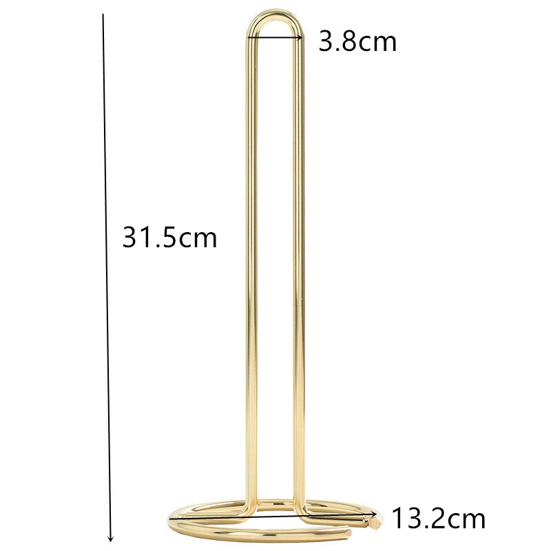 Vertical Paper Towel Rack Kitchen Paper Roll Stora... – Grandado