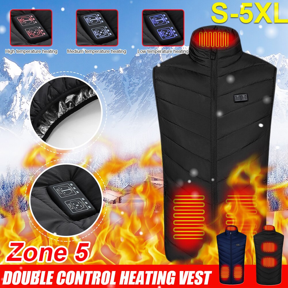 Heated Vest Intelligent Front and Rear Dual Contro... – Vicedeal