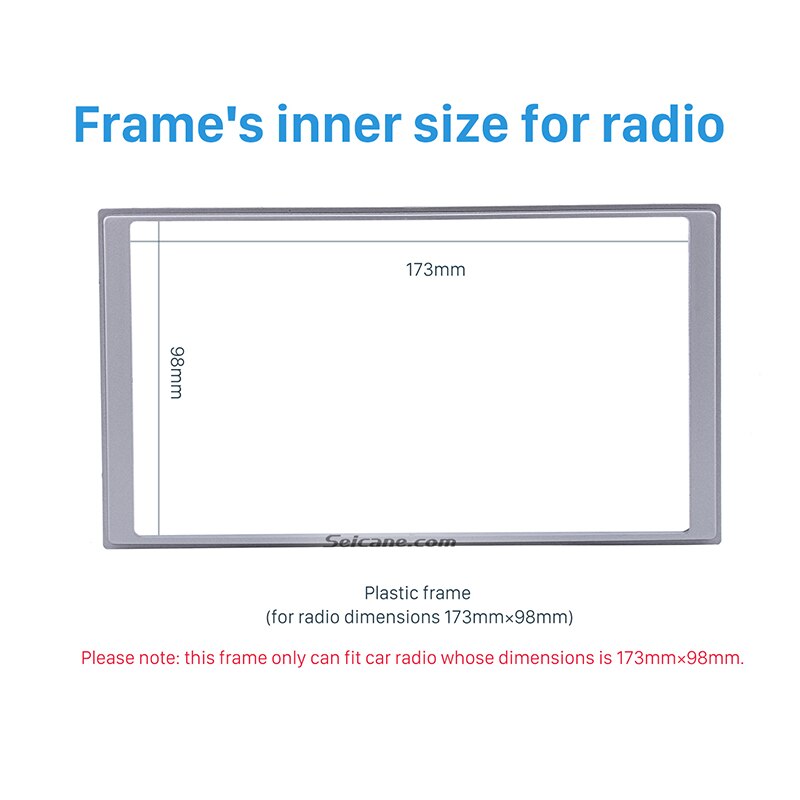 Seicane Double Din Car Radio Fascia Trim Kit for H... – Vicedeal