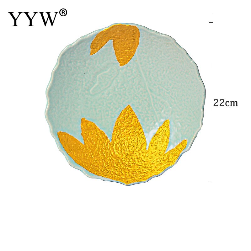 Hand-Painted Ceramic Plate Japanese Stone Pattern ... – Grandado