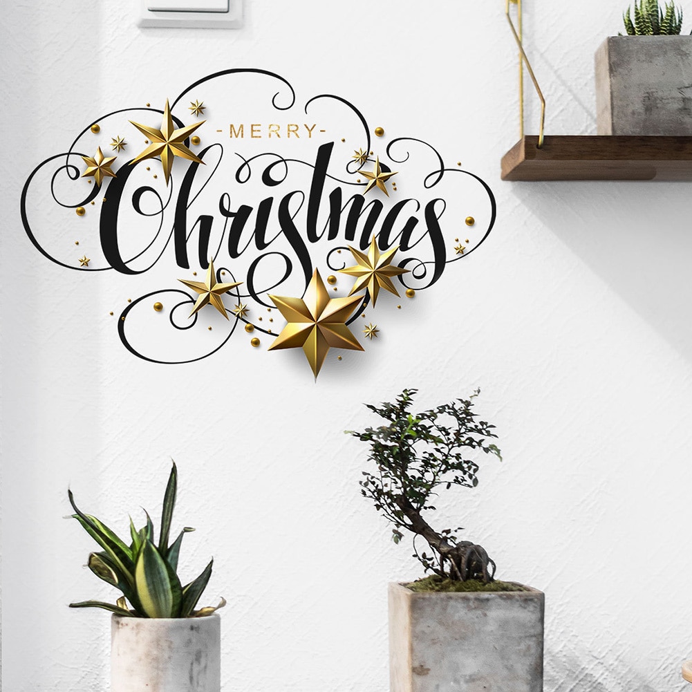Christmas Window Stickers Wall Christmas Window Wa... – Grandado