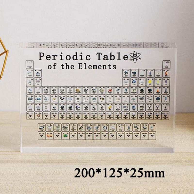 Periodic Table Display Acrylic Teaching Tool for S... – Vicedeal