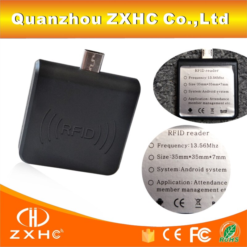 Draagbare 13.56 MHz F08/MF S50 Rfid-lezer Android ... – Grandado