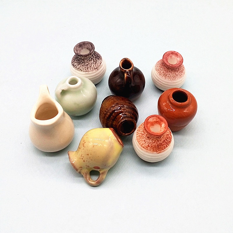 Mini Flower Vase Pot Miniature Bonsai Decoration H... – Grandado