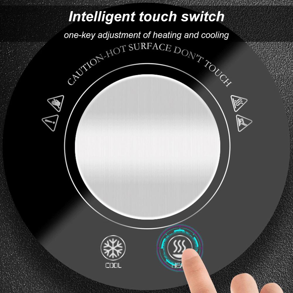 Black Smart Waterproof USB Electric Heating Coolin... – Grandado