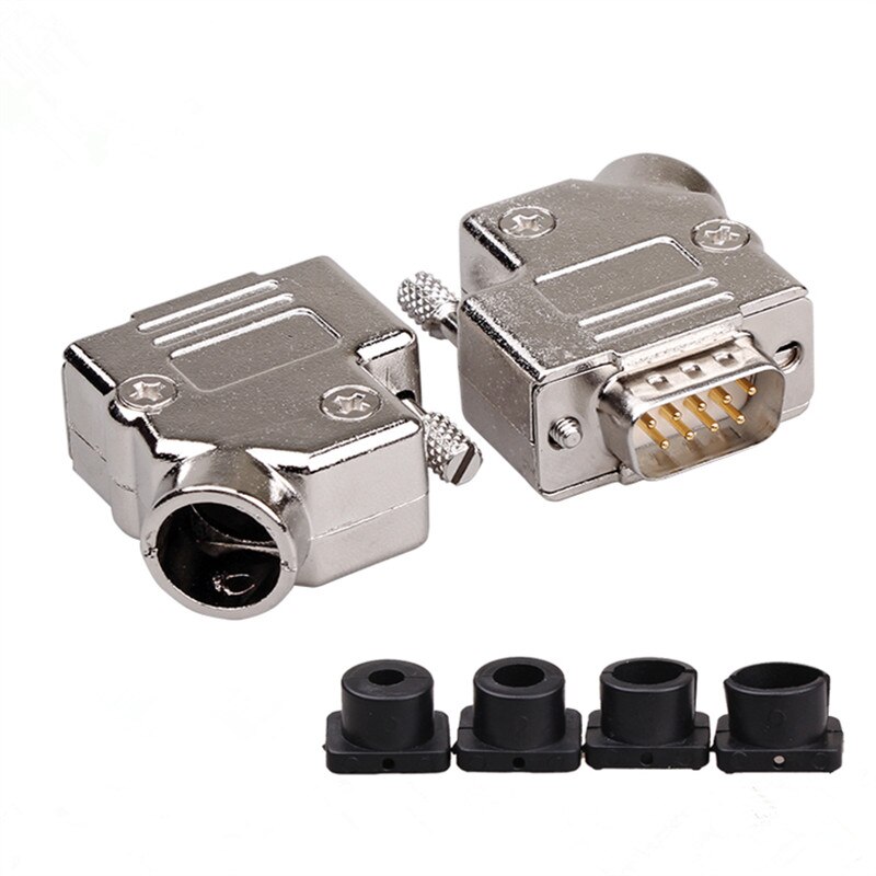 Conectores D-SUB DB9 Metal Conector Macho/Conector... – Grandado