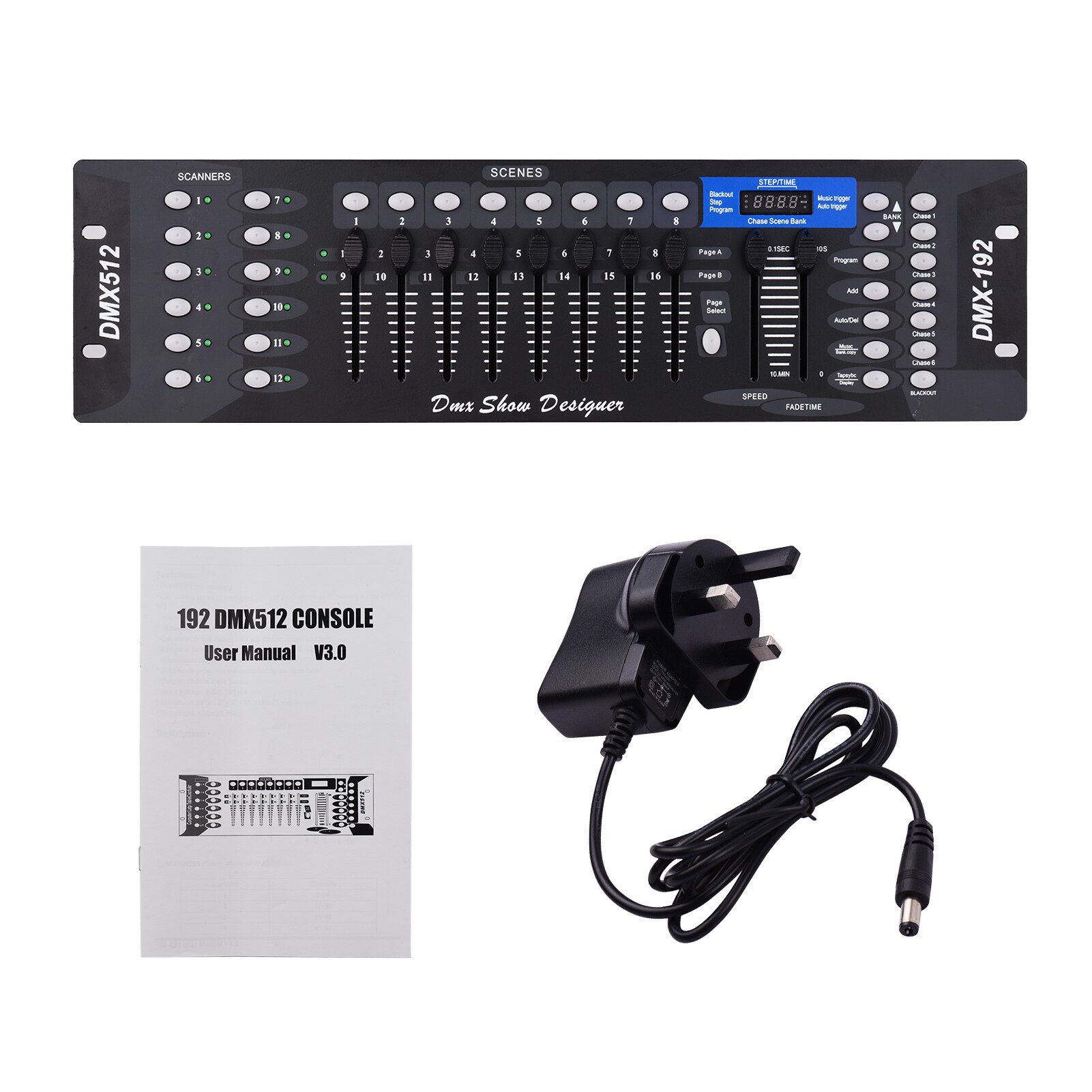 DMX512 Light Controller Console Panel 192CH Progra... – Vicedeal