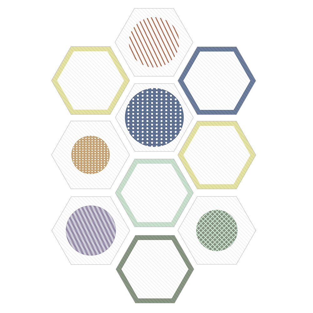 Funlife® Hexagon Floor Stickers Ins Geometric Anti... – Grandado