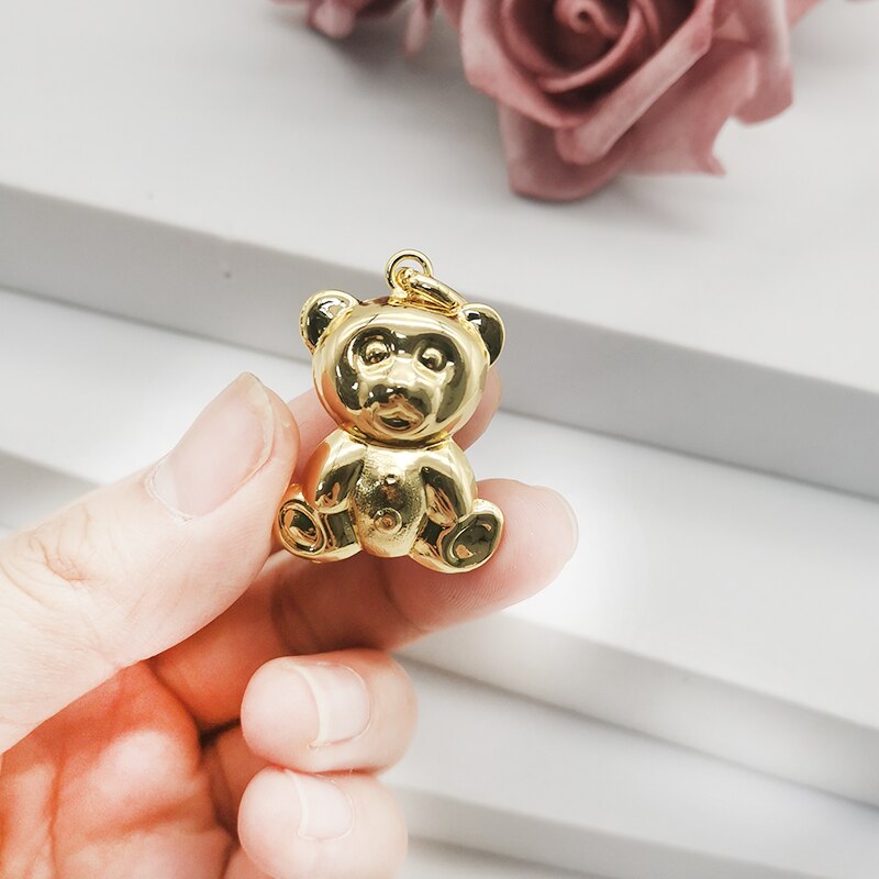 Pendant Cartoon Bear Pendant Chain Necklace for Gi... – Grandado
