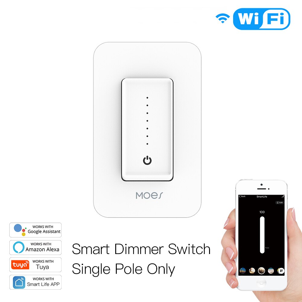 Tuya WiFi Smart Dimmer Light Switch Voice Control ... – Vicedeal