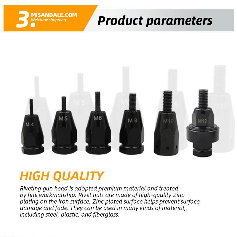 Hand Rivet Nut Head Nuts Easy Installation Riveter... – Grandado