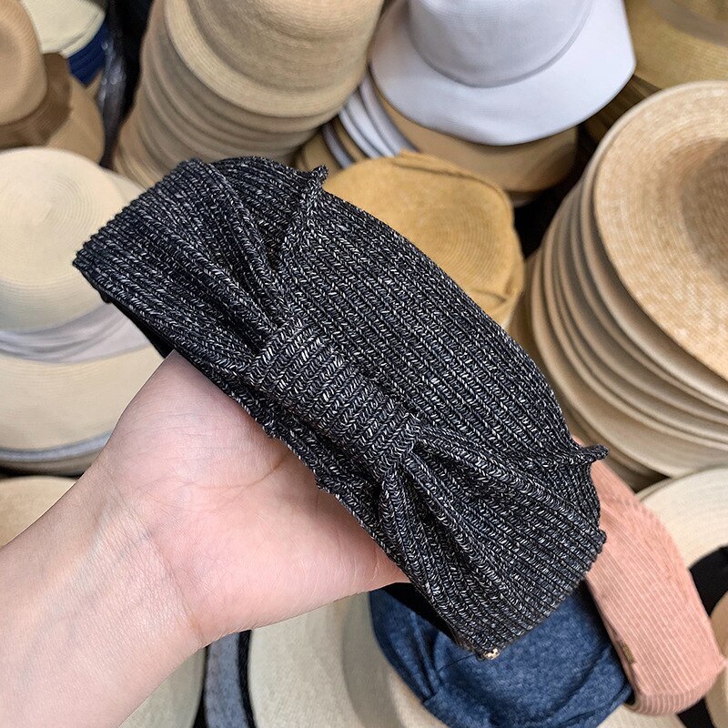 202003-XYX009 solid bowknot soft paper beret cap w... – Grandado
