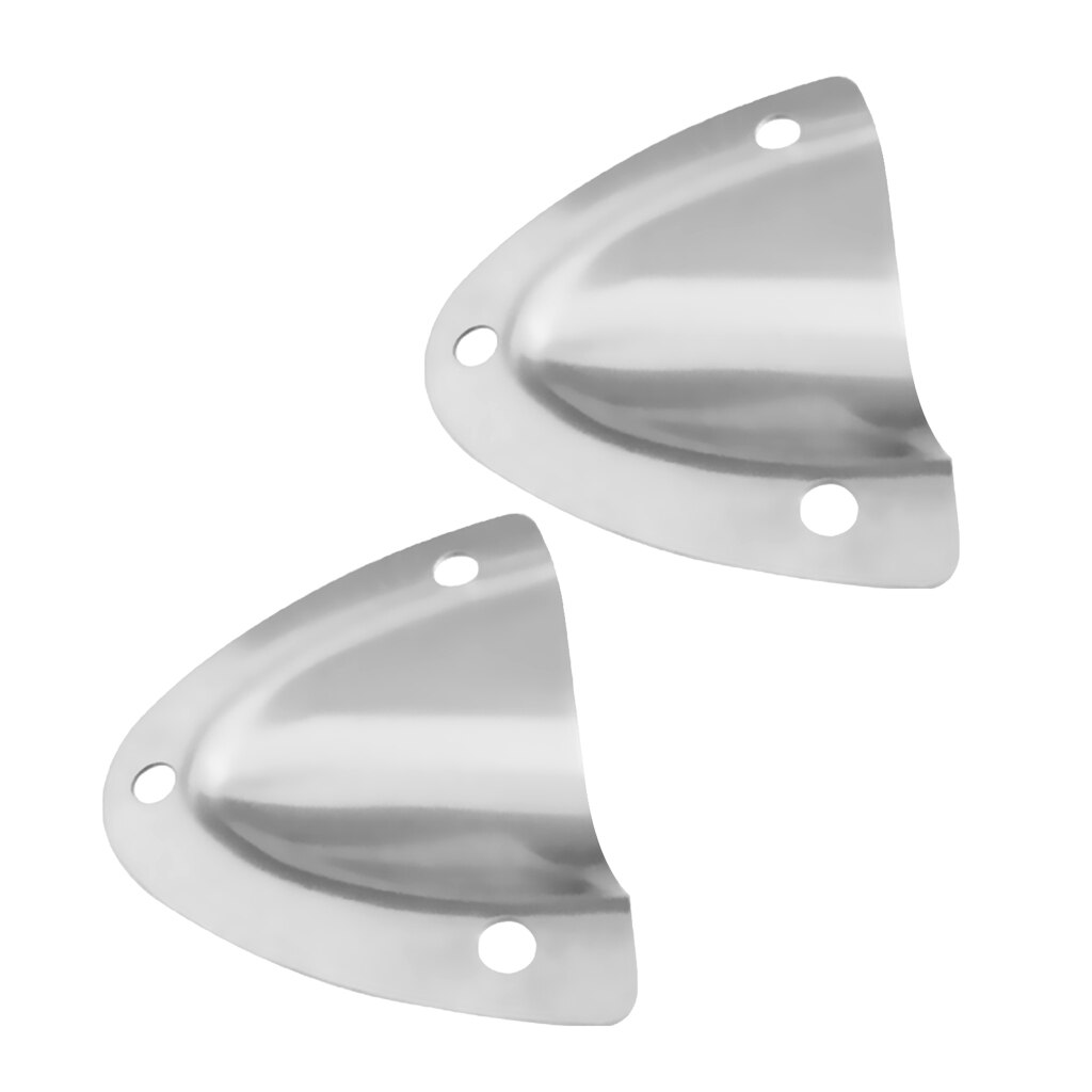 2 st högpolerat 316 rostfritt stål clamshell vent ... – Grandado