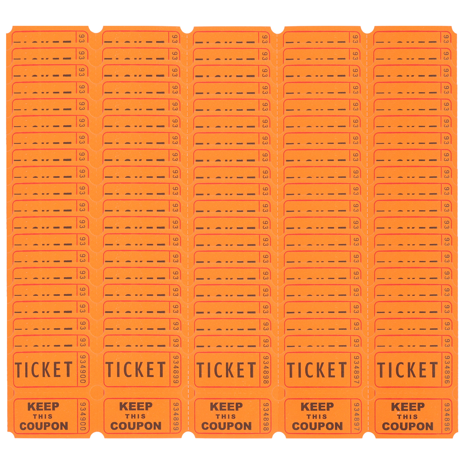 100pcs Paper Classroom Raffle Tickets Tickets Tick... – Grandado