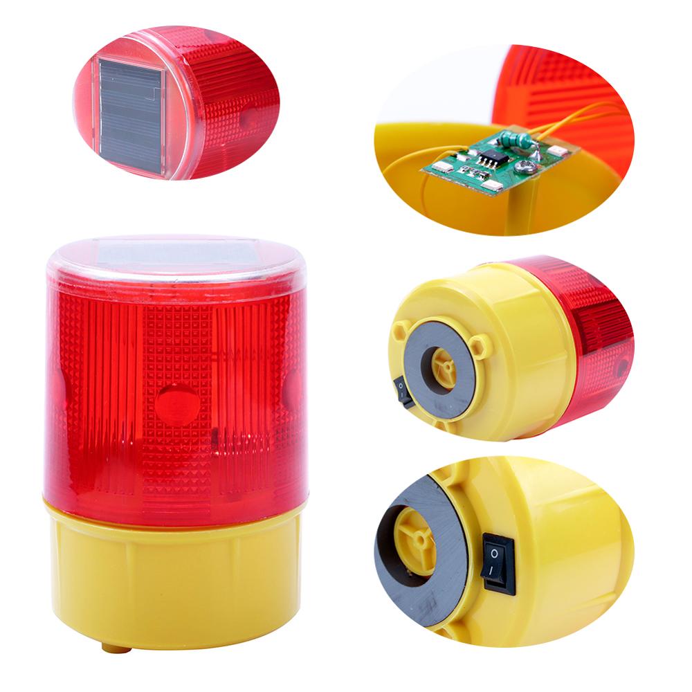 Emergency LED Solar Strobe Warning Red Light For N... – Grandado