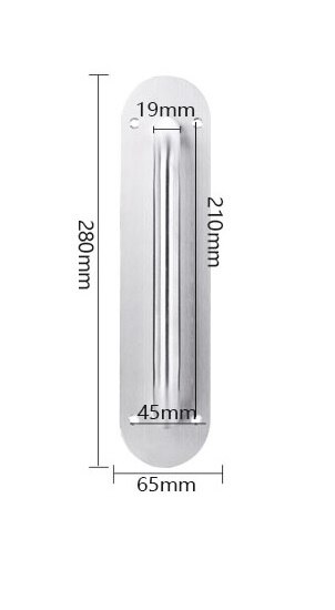 2Pcs/Lot Stainless Steel Face Mount Door Pull Push... – Grandado