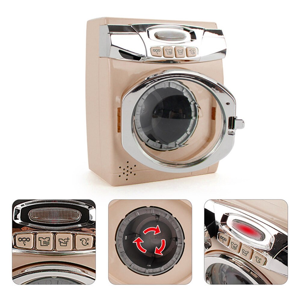 Simulation Kids Washing Machine Steamer Water Disp... – Grandado