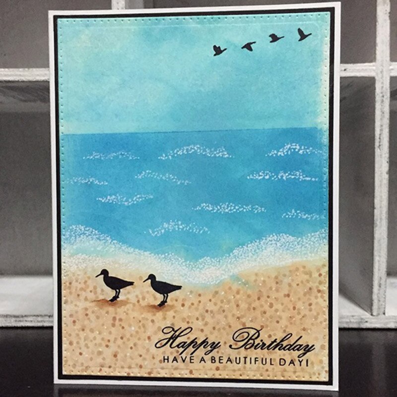 QWELL 4*4 inch Clear Transparent Stamps Swan Heron... – Grandado