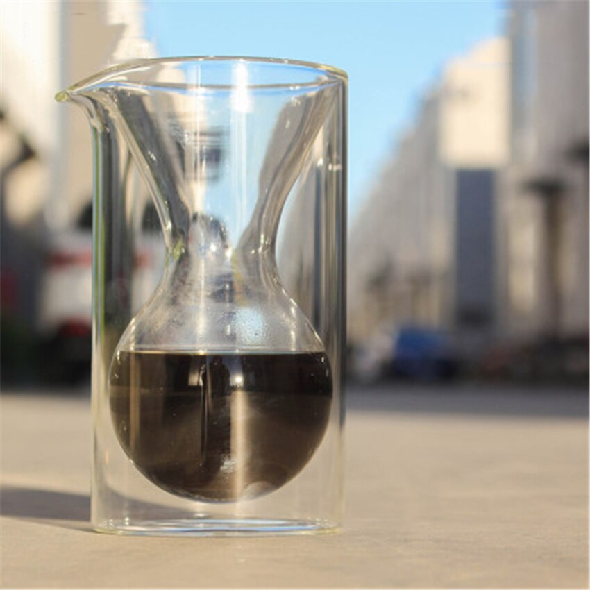 300ml Heat Resistant Double Glass Coffee Pot Coffe... – Grandado
