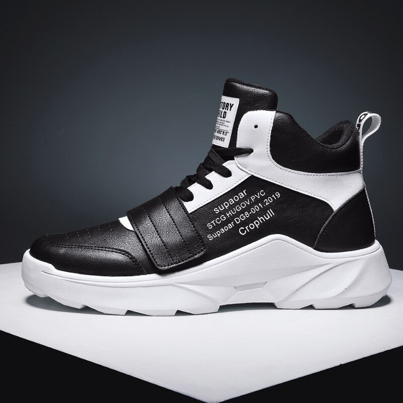 PU Platform shoes men Skateboarding shoes student ... – Grandado