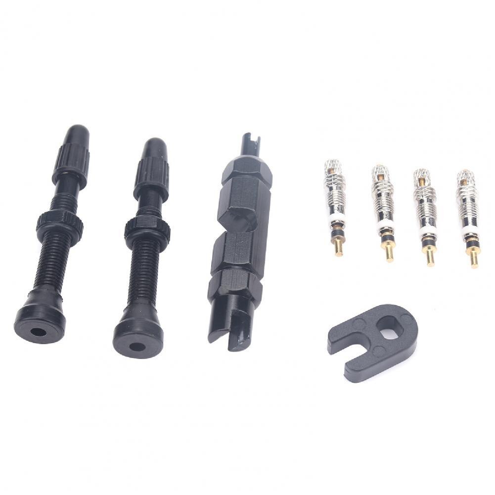2Pcs 40mm Cycling Tubeless Valve Stem Aluminium Al... – Grandado