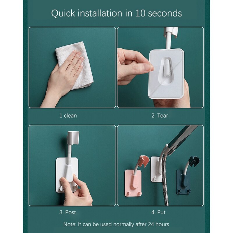 Punch-Free Shower Bracket Fixing Seat Bathroom Spr... – Grandado