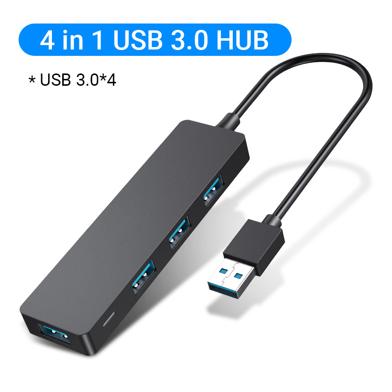 4in1 USB Hub 3.0 Multi USB Splitter USB 3.0 male U... – Grandado