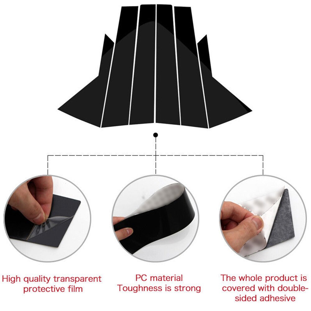 6 Stuks Car Window Trim Cover Voor Hyundai IX35 To... – Vicedeal