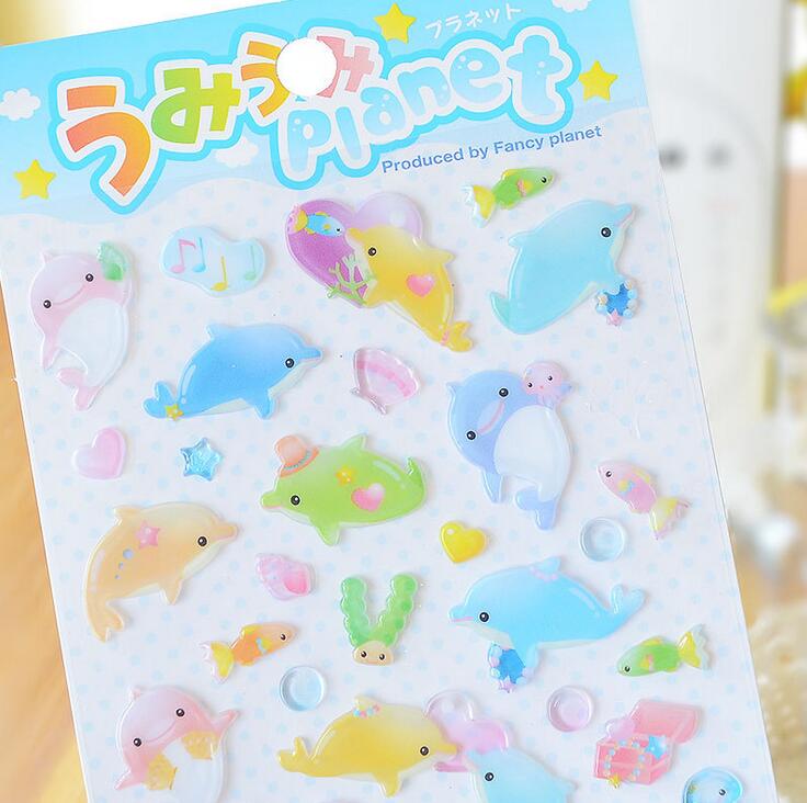 24 stk/parti sl-qx sea world delfin pingvin tegnes... – Vicedeal