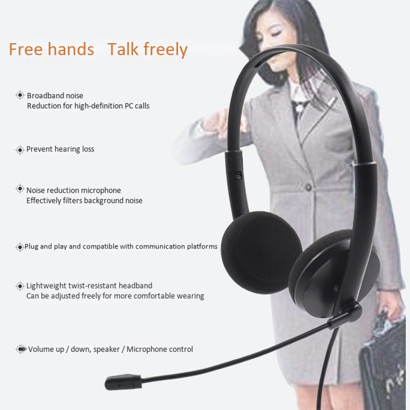 TX-8091 USB Call Center Headset with Noise Cancell... – Grandado