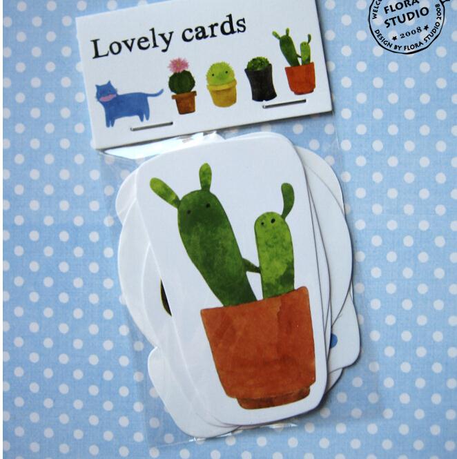 7PCS/set cartoon Zoo small card / greeting card / ... – Vicedeal