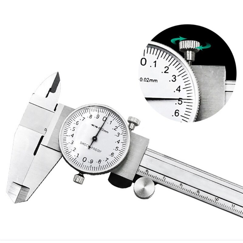 Metric Gauge Precision Dial Vernier Caliper Measur... – Grandado