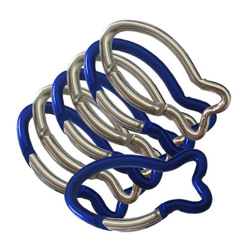 No.6 Fish-Shaped Aluminum Alloy Carabiner Outdoor ... – Grandado