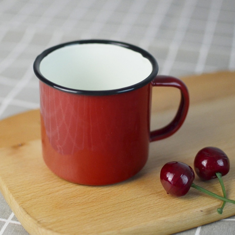 Te kaffe krus miljøvenlige emalje drikkekrus emalj... – Grandado