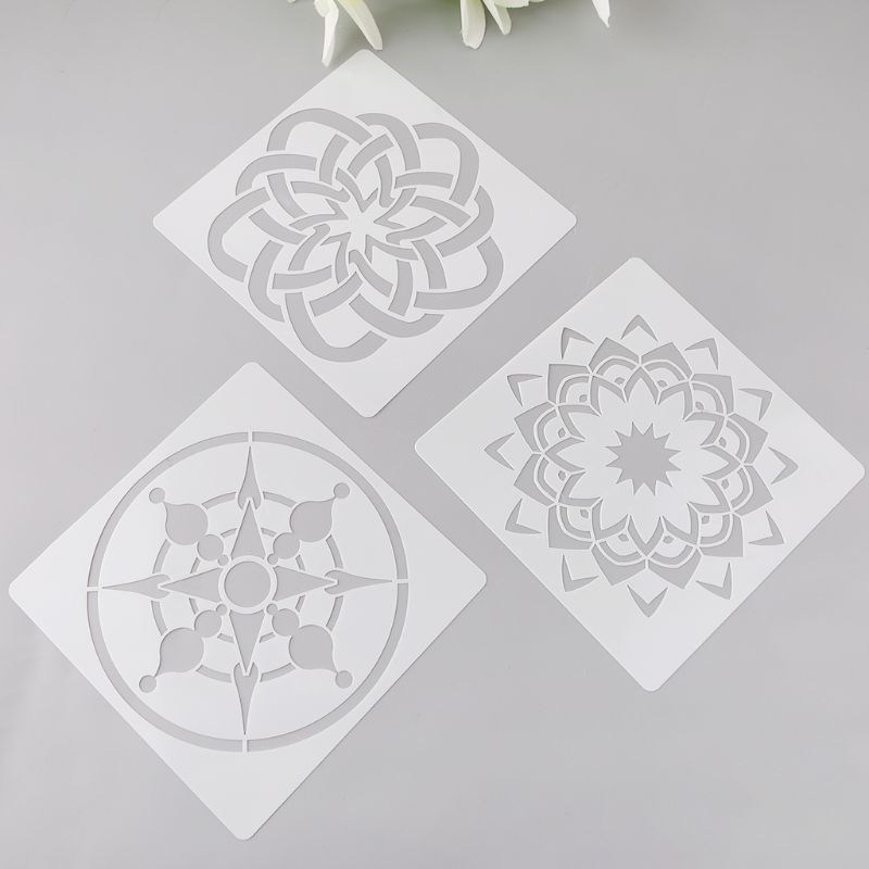 12Pcs Kids Datura Flowers Drawing Molds Plastic Ch... – Grandado