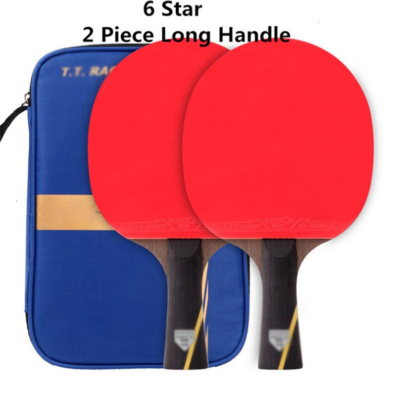 2 Pcs Rubber Carbon Table Racket Set Super Powerfu... – Grandado