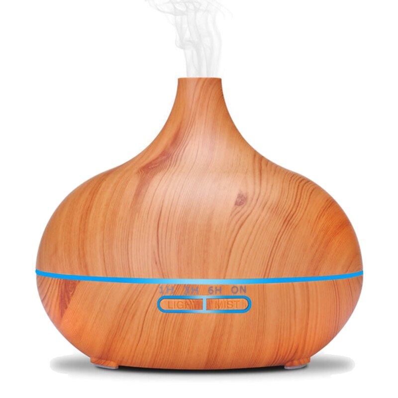 Aroma Essential Oil Diffuser Air Humidifier Wood G... – Grandado