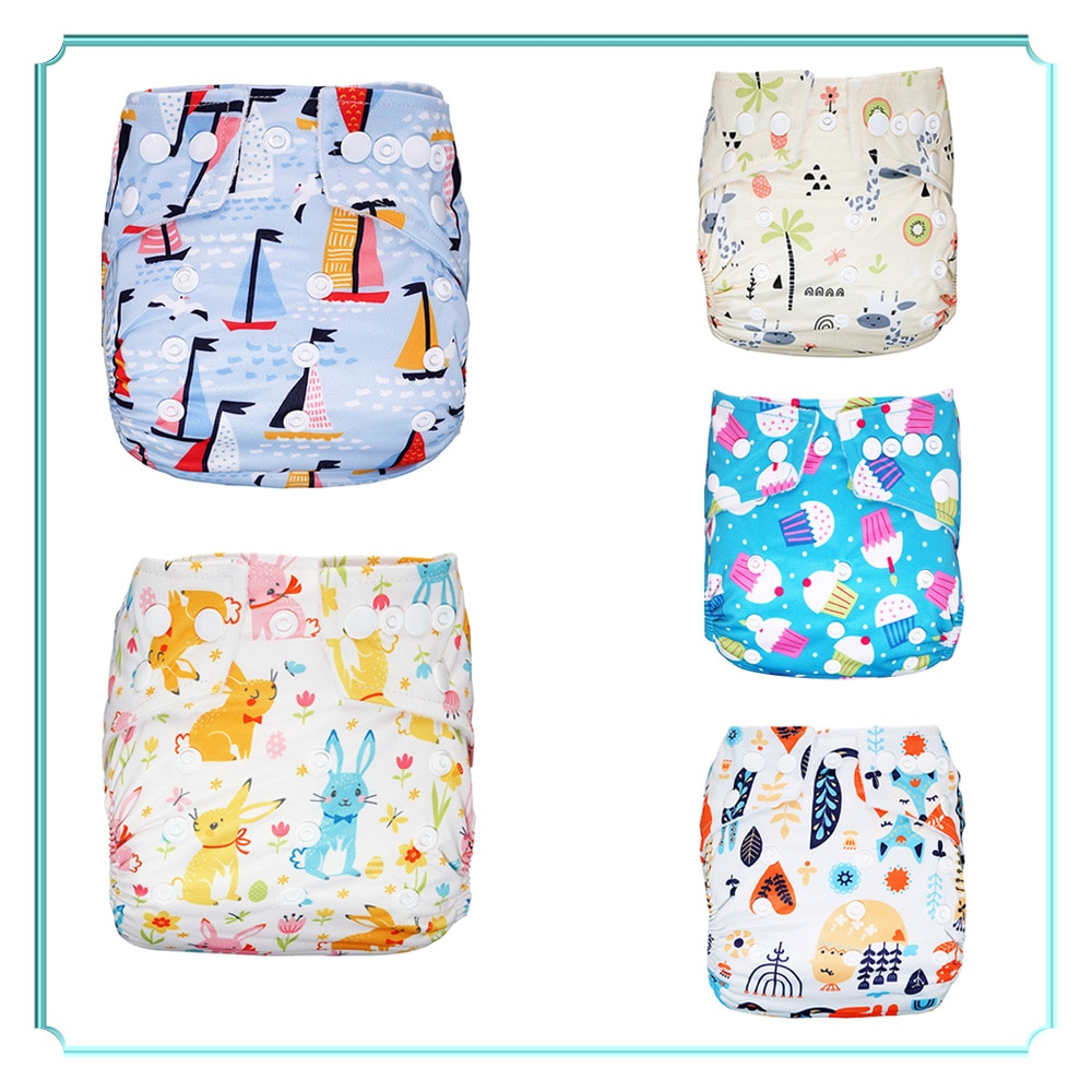 [6.18 ] Babyland Cloth Diapers Adjustable Size Reu... – Grandado
