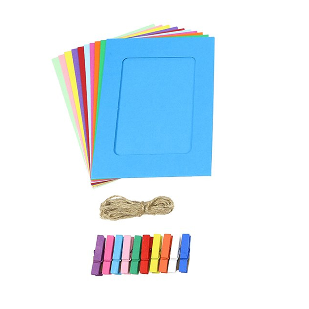 10pcs/set Colorful Paper Photo Frame 7inch Multi C... – Vicedeal