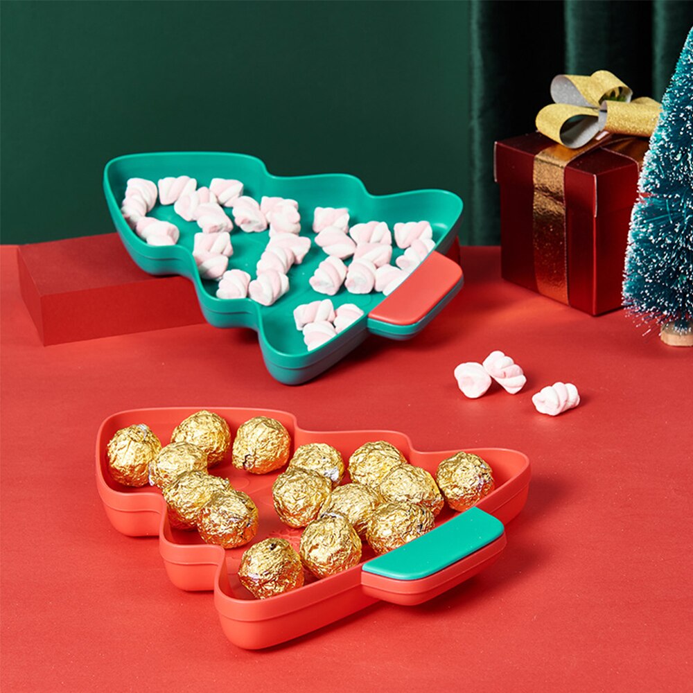 Christmas Tree Shape Plates For Candy Snacks Livin... – Grandado