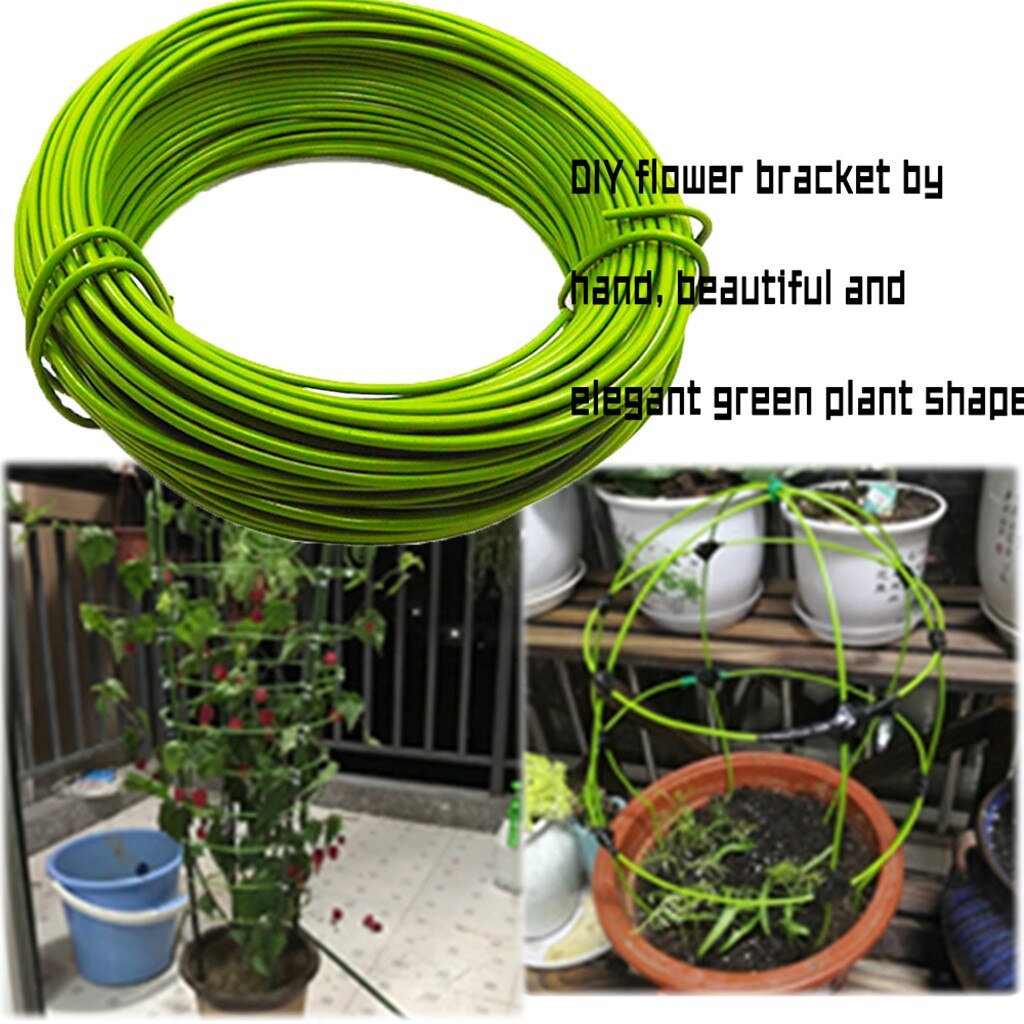 Garden Tie Strapping Rope 10 M Coated Iron Wire Bi... – Grandado