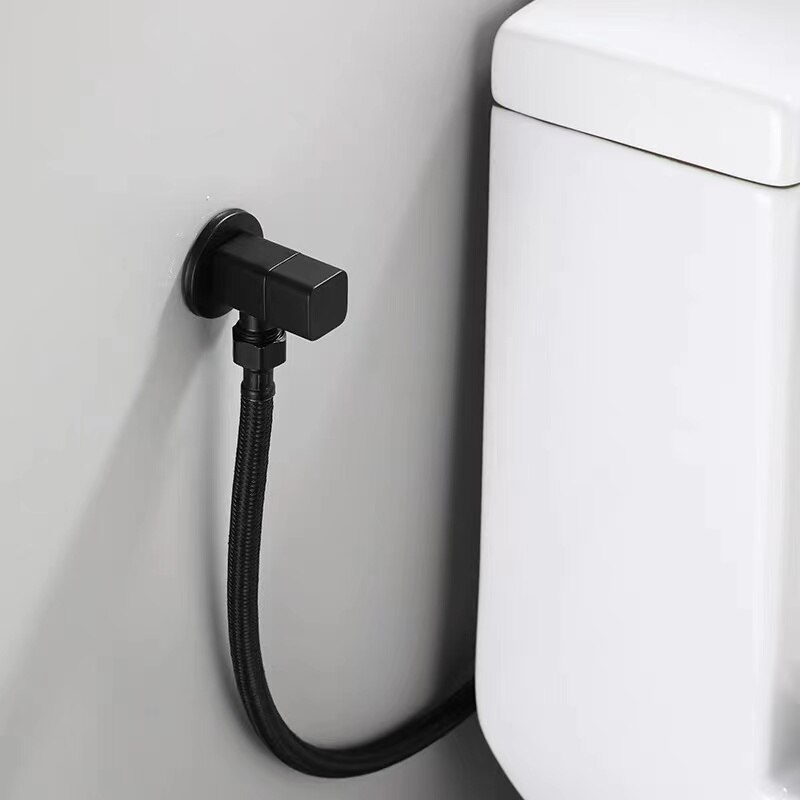 Black Angle Valve Toilet Check Valve All Copper Ki... – Vicedeal