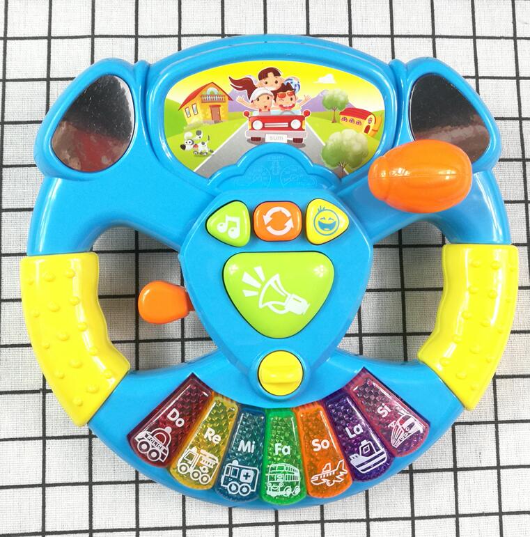 Simulated Toy Driving Steering Wheel Equipped with... – Grandado