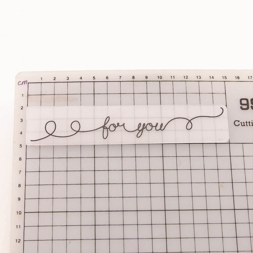 15*3CM plastic love you template craft card making... – Grandado
