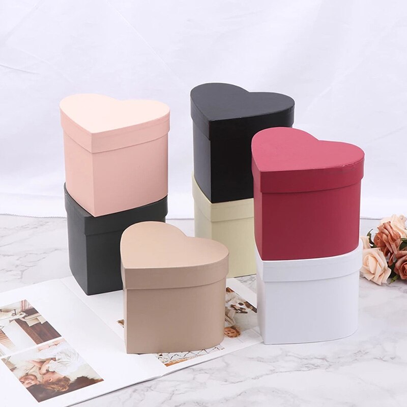 Florist Hat Boxes Red Heart Shaped Candy Boxes Buc Vicedeal