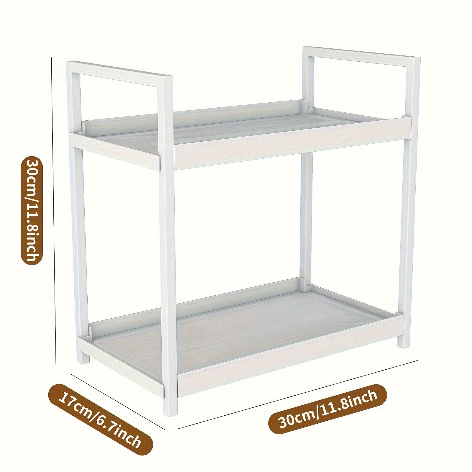 2-Tier Countertop Organizer for Bathroom – Cosmeti... – Grandado
