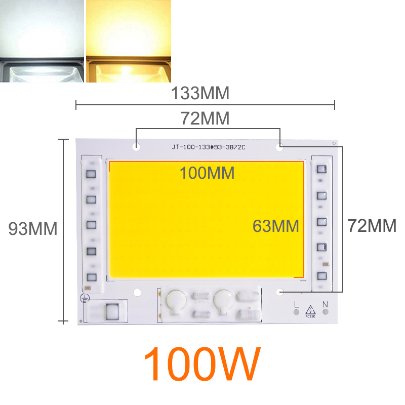 Kaguyahime led cob chip gør det selv integrerede c... – Grandado