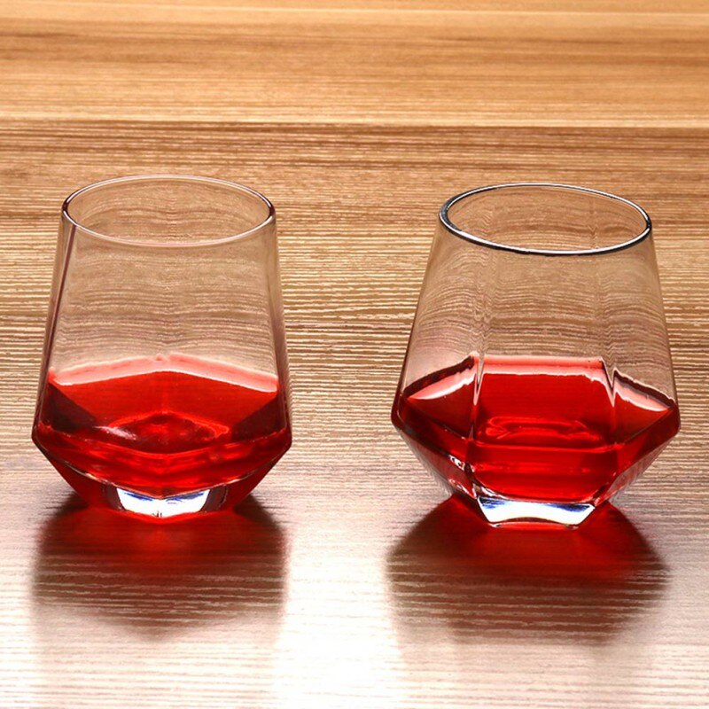 Color Six Sided Whiskey Glass Geometrie Kristal Gl... – Grandado