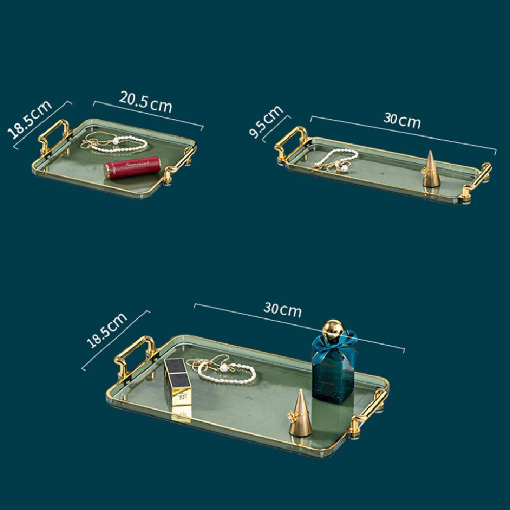 Light Luxury Rectangular Water Cup Tray Household ... – Vicedeal